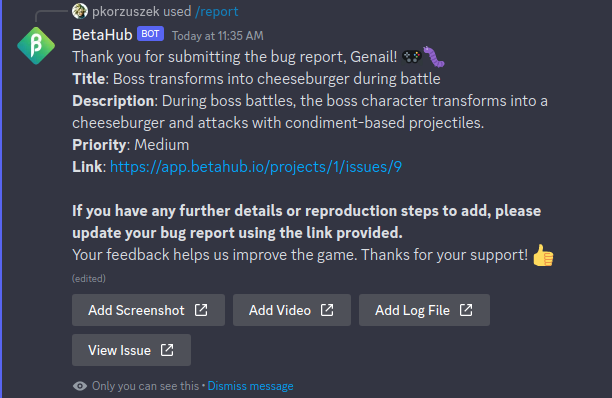 BetaHub: Integrating Discord Bot